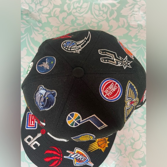 New Era | Accessories | Mens Nba Logo Multi Team Logo Black 59fifty ...